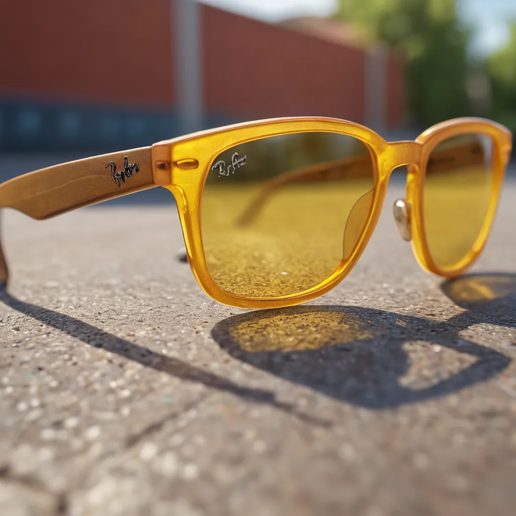 Ray-Ban Yellow Glasses: A Skateboarder's Essential