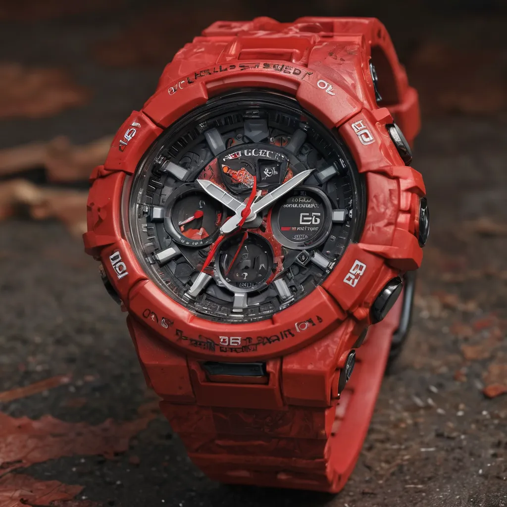 The Distinctive Red Camo G Shock Watch for Skaters