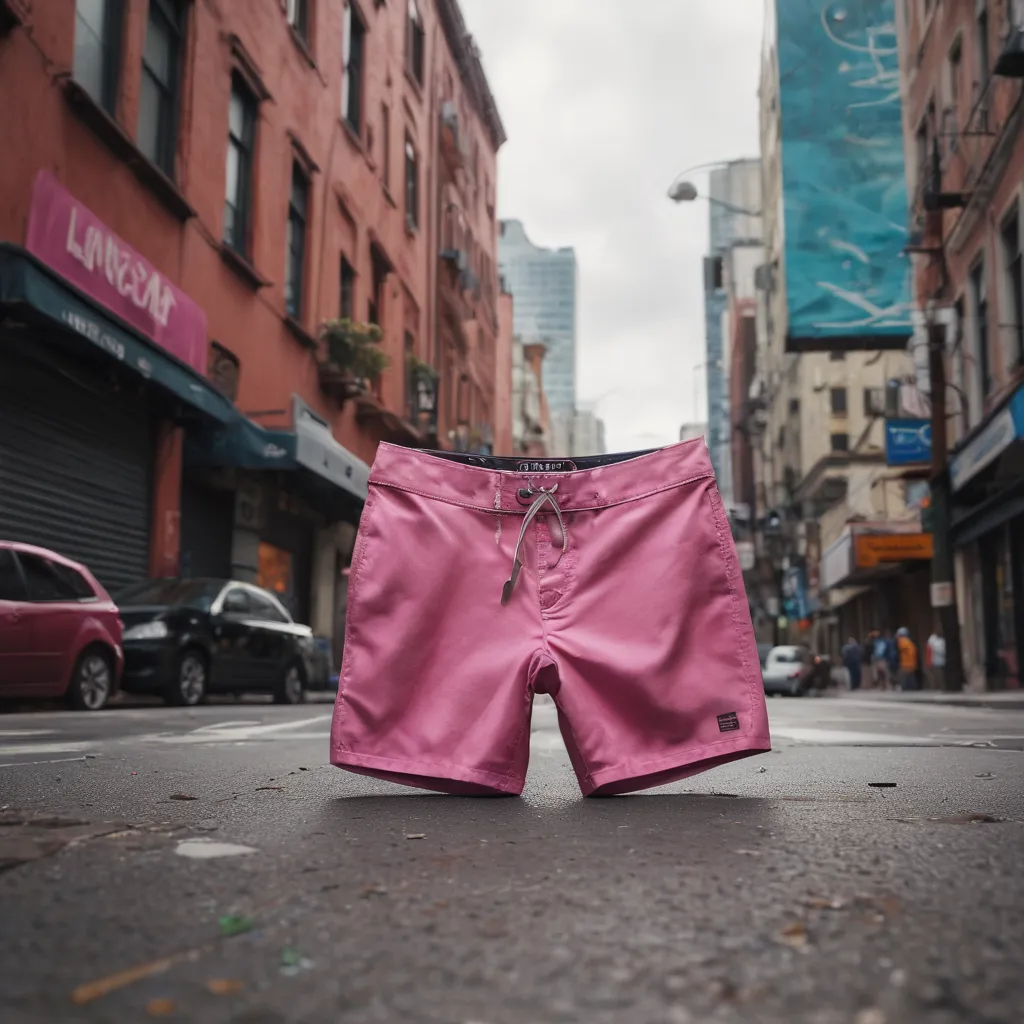 Hurley Pink Board Shorts in Skateboarding Culture