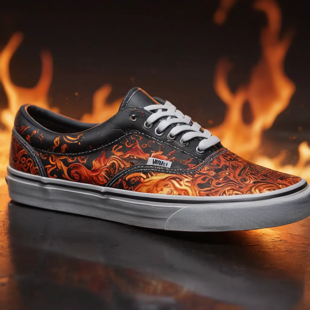 Vans Shoes and Fire Design: A Look into Skate Culture